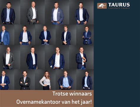 Specialist In Bedrijfsovernames And Fusies Taurus Corporate Finance