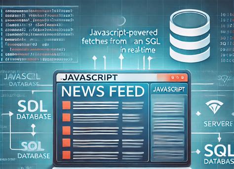 How To Fetch And Display Sql Driven News Using Javascript