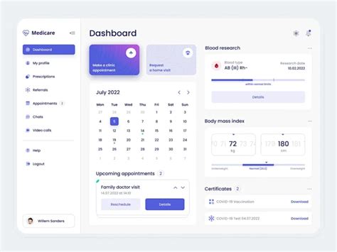 注意身体！12组医疗健康管理web界面设计灵感 花瓣网