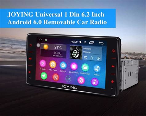 JOYING single 1 Din HD 6.2'' Android 6.0 Universal Car Radio Audio ...