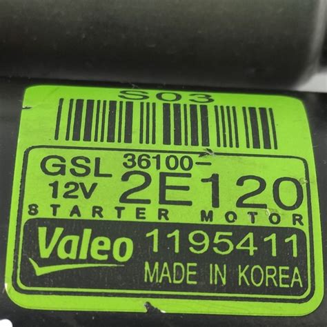 Motor Partida Arranque Hyundai I30 Elantra Ix35 2 0 1 8 2013