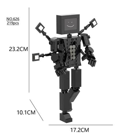 Skibidi Toilet Building Blocks Linoos