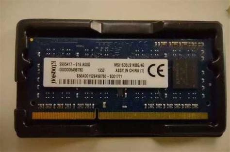 Память Ddr3 4 Gb для ноутбука Msi16d3ls1kbg 4g Москва Комьютерные аксессуары и комплектующие