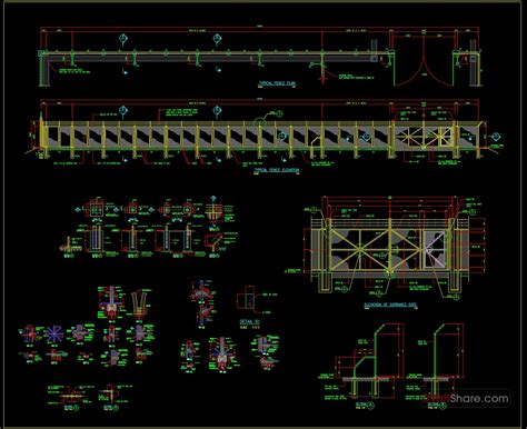 51 Steel Fence And Entrance Gate Details Autocad Drawing