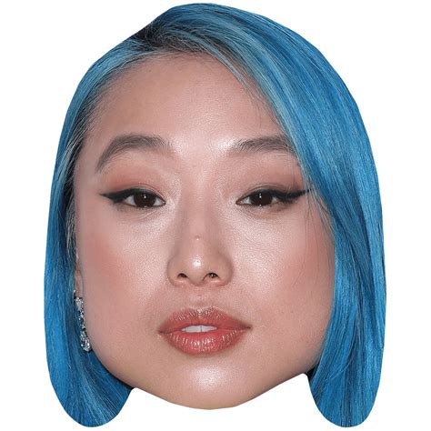 Margaret Zhang Blue Hair Mask Celebrity Cutouts