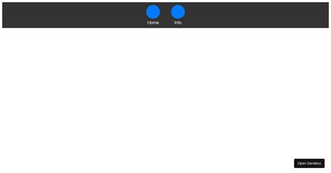 Horizontal Menu Codesandbox