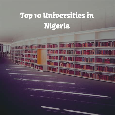 Top 10 Universities In Nigeria International Scholarships