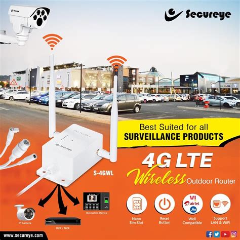 Best Suited For All Surveillance Products Secureye Brings 4g Lte