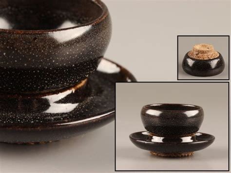 Yahooオークション 中国古玩 唐物 宋代 天目 盃 杯台 時代物 極上品