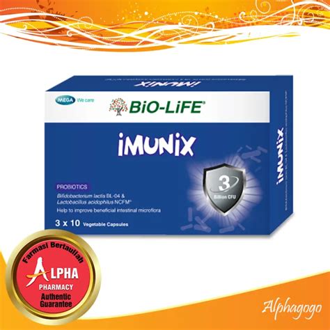 Bio Life Imunix Probiotics X Capsules Lazada