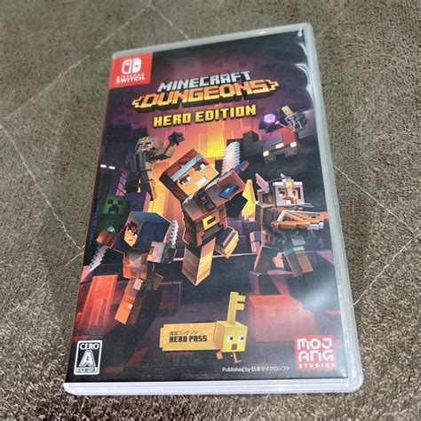 任天堂switch マインクラフトダンジョンズ ヒーロー Editionマイクラ メルカリ