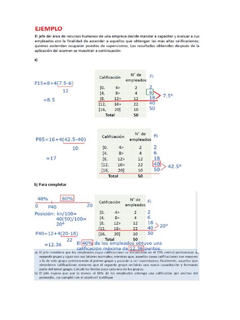 Ejemplos De Percentiles Para Datos Agrupados Pdf