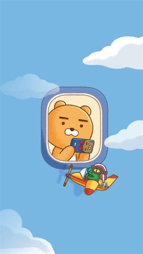 카카오프렌즈 💙 라이언 모음 폰배경화면잠금화면 공유 네이버 블로그 카카오프렌즈 배경화면 바탕 화면 배경