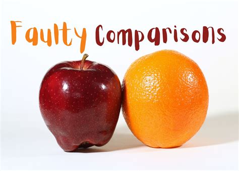 Avoiding Faulty Comparisons