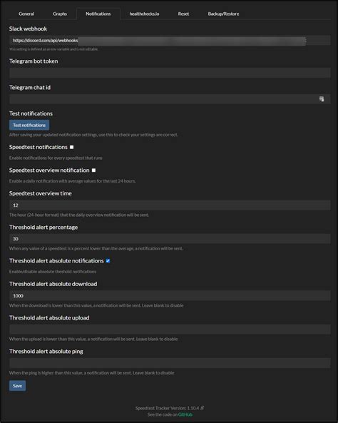BUG Issue Henrywhitaker Speedtest Tracker GitHub