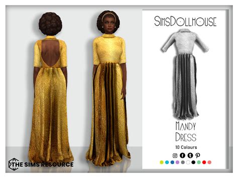 The Sims Resource Mandy Dress