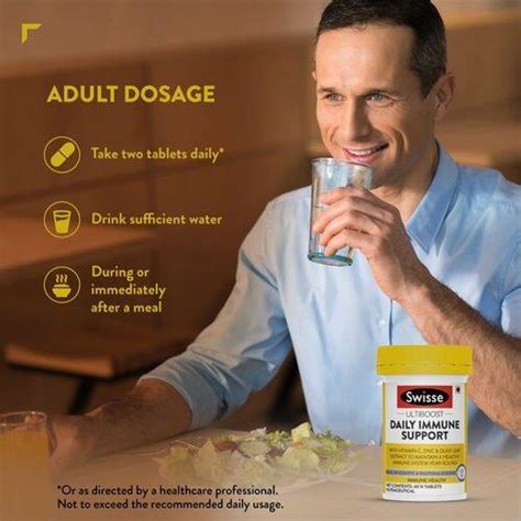 Swisse Ultiboost Daily Immune Support 60 Tablets Lazada