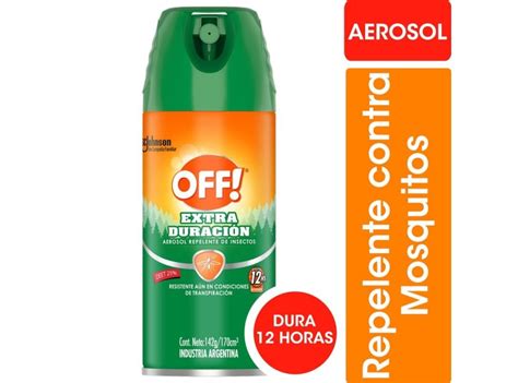 Repelente Para Mosquitos Off Extra Duración Aerosol x170ml