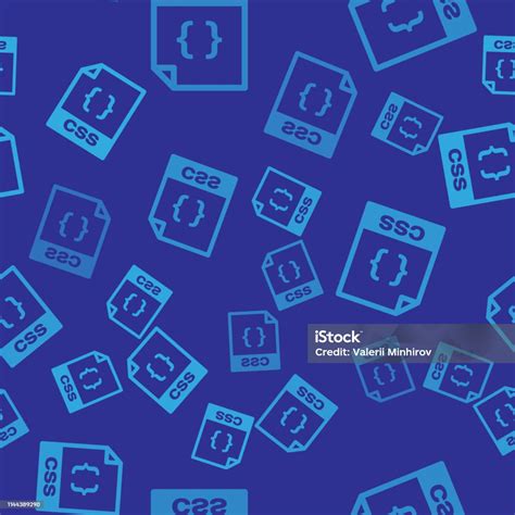 藍色 Css 檔文檔圖示下載 Css 按鈕圖示隔離無縫模式上的藍色背景css 檔符號向量插圖向量圖形及更多互聯網圖片 互聯網 商標
