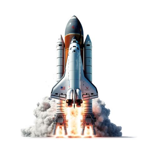 Premium Ai Image Rocket With White Background High Quality Ultra Hd