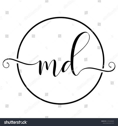 Md Icon Logo Stock Vector Royalty Free Shutterstock