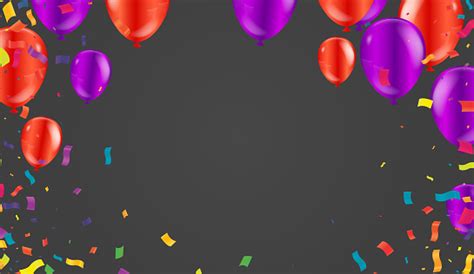 해피 발렌타인 데이와 생일 배너 리본과 풍선의 벡터 그림 3차원 형태에 대한 스톡 벡터 아트 및 기타 이미지 3차원 형태