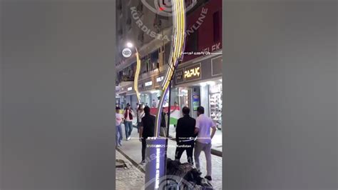 هەڵکردنی ئاڵای پیرۆزی کوردستان لە شاری وان کوردستان Youtube