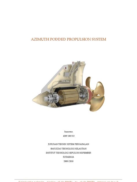 Azimuth Podded Propulsion System Pdf
