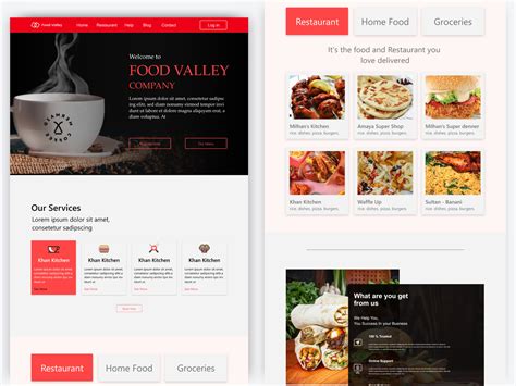 restaurant website uiux design by liton ahammed on dribbble