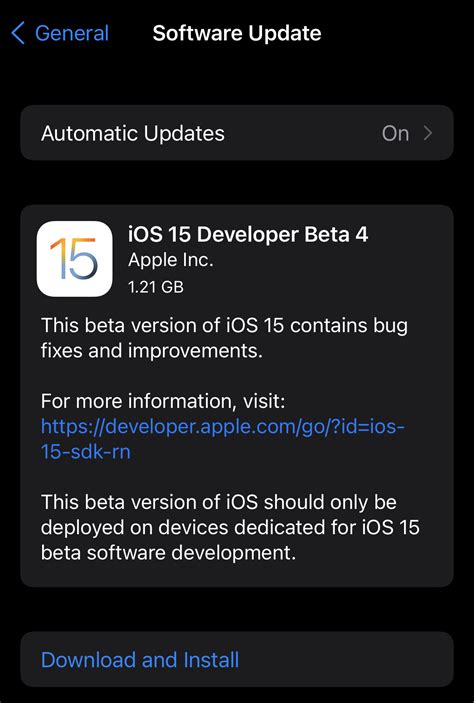 Download Ios 15 Beta 4 Ipsw Links And Install On Iphone And Ipad
