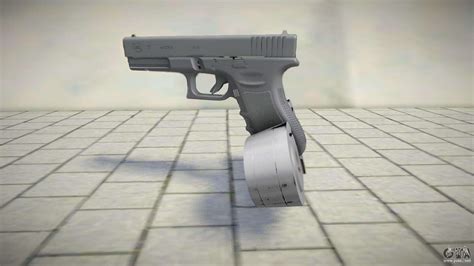 Glock 17 Extendedmag For Gta San Andreas