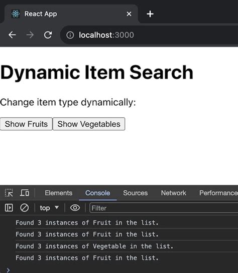 Reactjs Testinstance Findallbytype Method