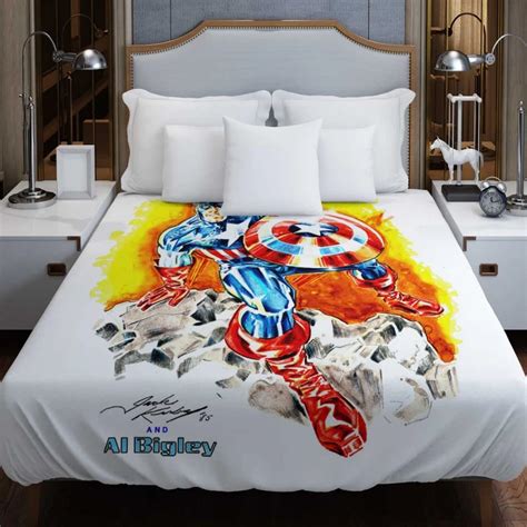 Captain America The First Avenger Marvel Duvet Cover