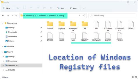 Where Are The Windows Registry Files Located In Windows