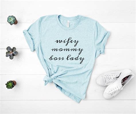 Wifey Mommy Boss Lady Tee On Storenvy
