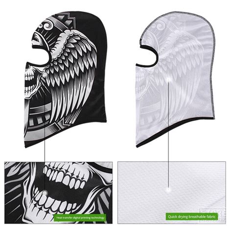 Uv Protection Balaclava Skull Full Face Mask Sun Hood Tactical Ski Mask