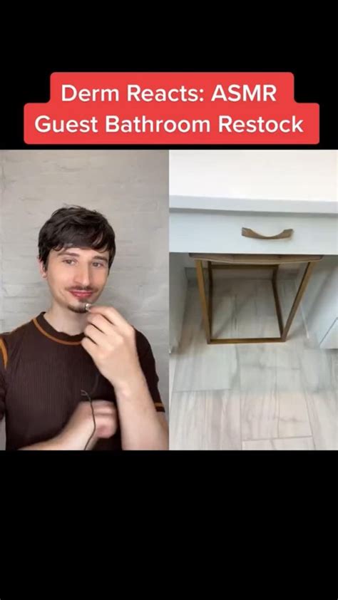 Derm Reacts Asmr Guest Bathroom Restock
