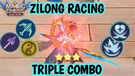 ZILONG RACING PERFECT COMBO WANWAN SKILL 3 MAGIC CHESS MOBILE