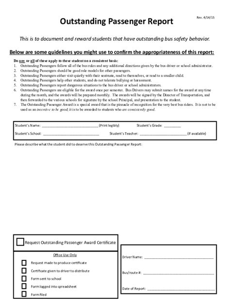 Fillable Online Transportation Bus Transportation Forms Fax Email