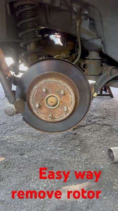 Easy way remove stuck rotor - YouTube