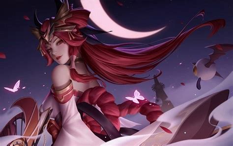 《王者榮耀》不知火舞新皮膚緋月行 一頭飄逸紅髮 遊戲狂