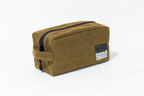 Handmade Waxed Canvas Dopp Kit — Voyager Bag Works