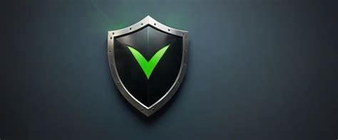 A Shield With A Green Arrow On It That Says Green Premium Ai