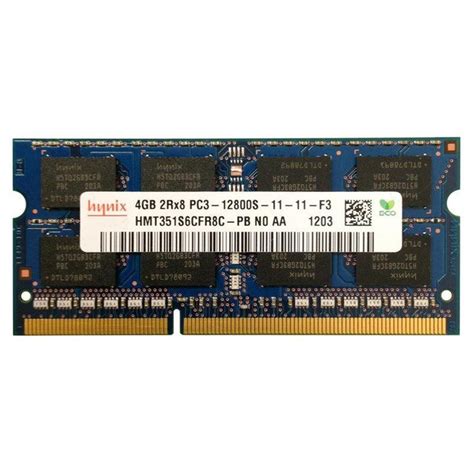 Оперативна пам'ять Hynix DDR3 SO-DIMM 4Gb C11 1.5v (HMT351S6CFR8C-PB ...
