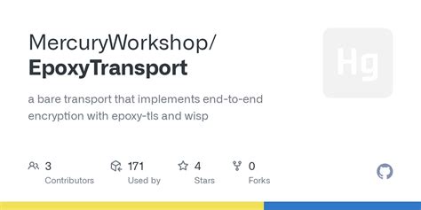Github Mercuryworkshop Epoxytransport A Bare Transport That