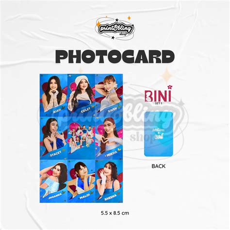 Modess X Bini Photocards Unofficial Shopee Philippines
