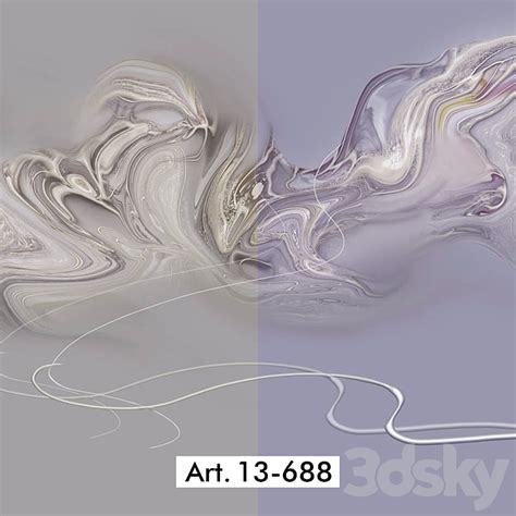 Wall mural MasterFresok Art. 13-688 OM - Wall covering - 3D model