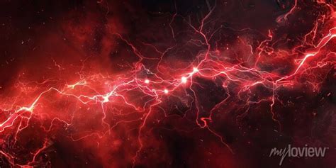 Anger Red A Jagged Angular Line Resembling A Lightning Bolt Wall Stickers Enraged Mad