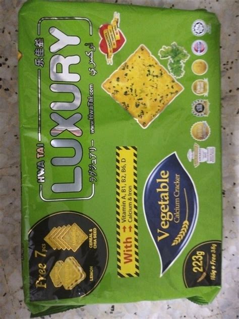 Hwa Tai Luxury Vegetables Biscuits Food Drinks Packaged Instant Food On Carousell