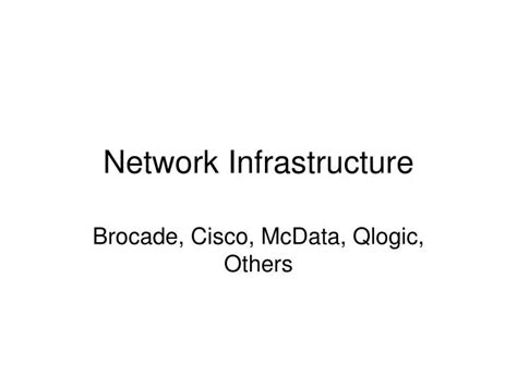 PPT Network Infrastructure PowerPoint Presentation Free Download ID 6003331
